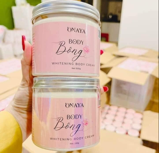 [GIÁ TỐT] Body Bông Chính Hãng Onaya- Dưỡng Trắng Da
